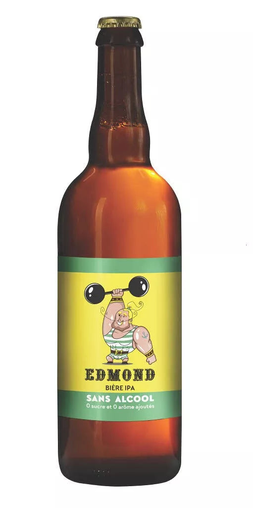 Edmond beer iPa & organic 0.5% without alcohol - 75 cl