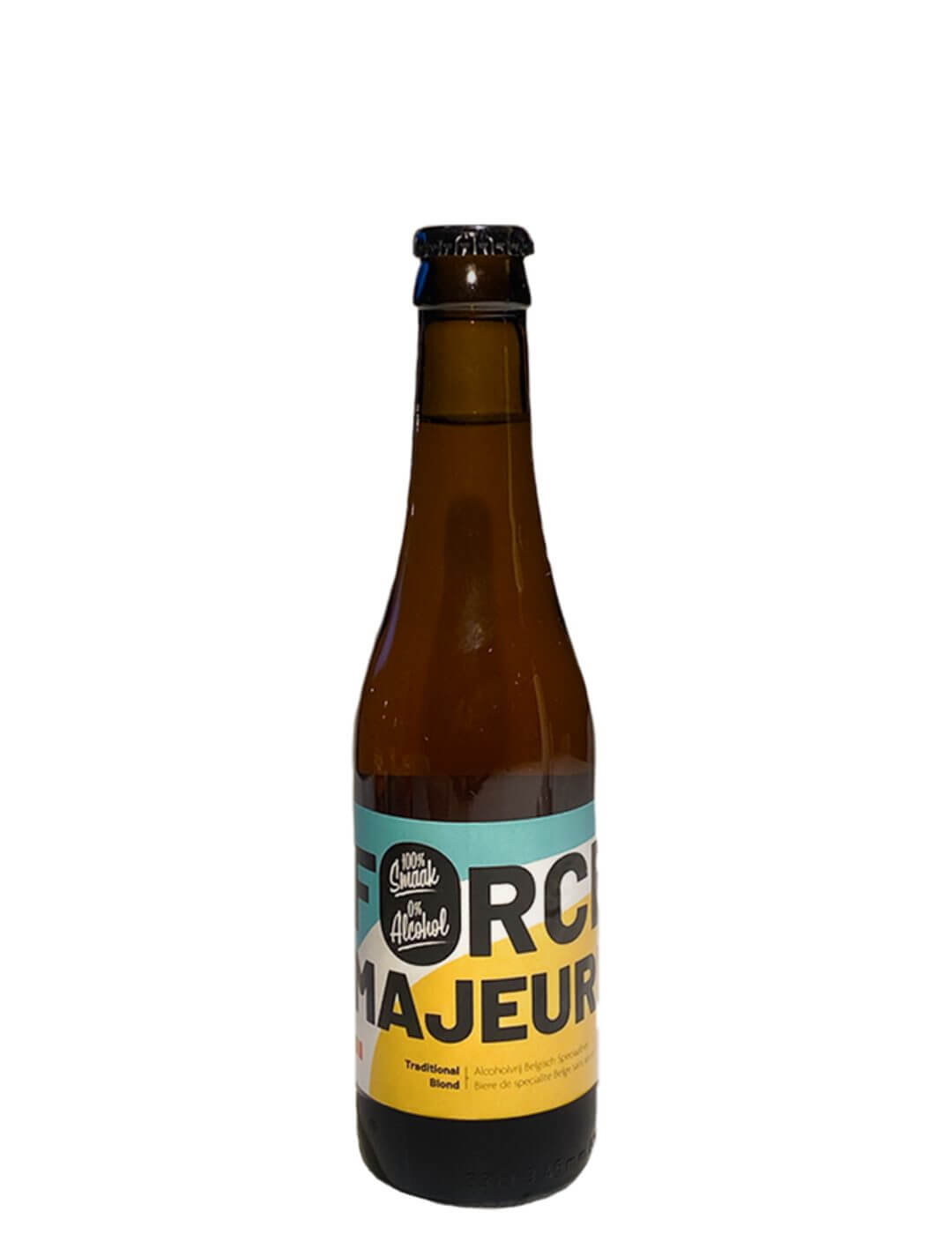 Blonde beer force majeure 0.5% alcohol -free - Sanzalc, cave sans alcool